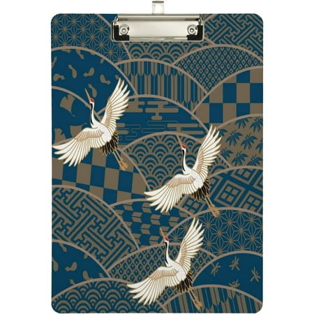 XDDJA Three CranesMultiple Patterned Traditional Clipboard Hardboard ...