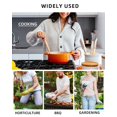 DOVACKA 2-Pack Server Apron with 4 Pockets, Water-Resistant Short Waist ...