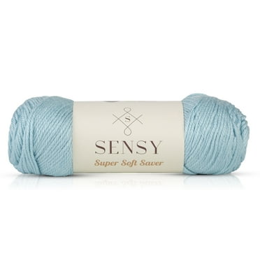 Sensy Super Soft Saver Yarn, 3.5 oz, 190 Yards, Gauge 4 Medium (Light ...