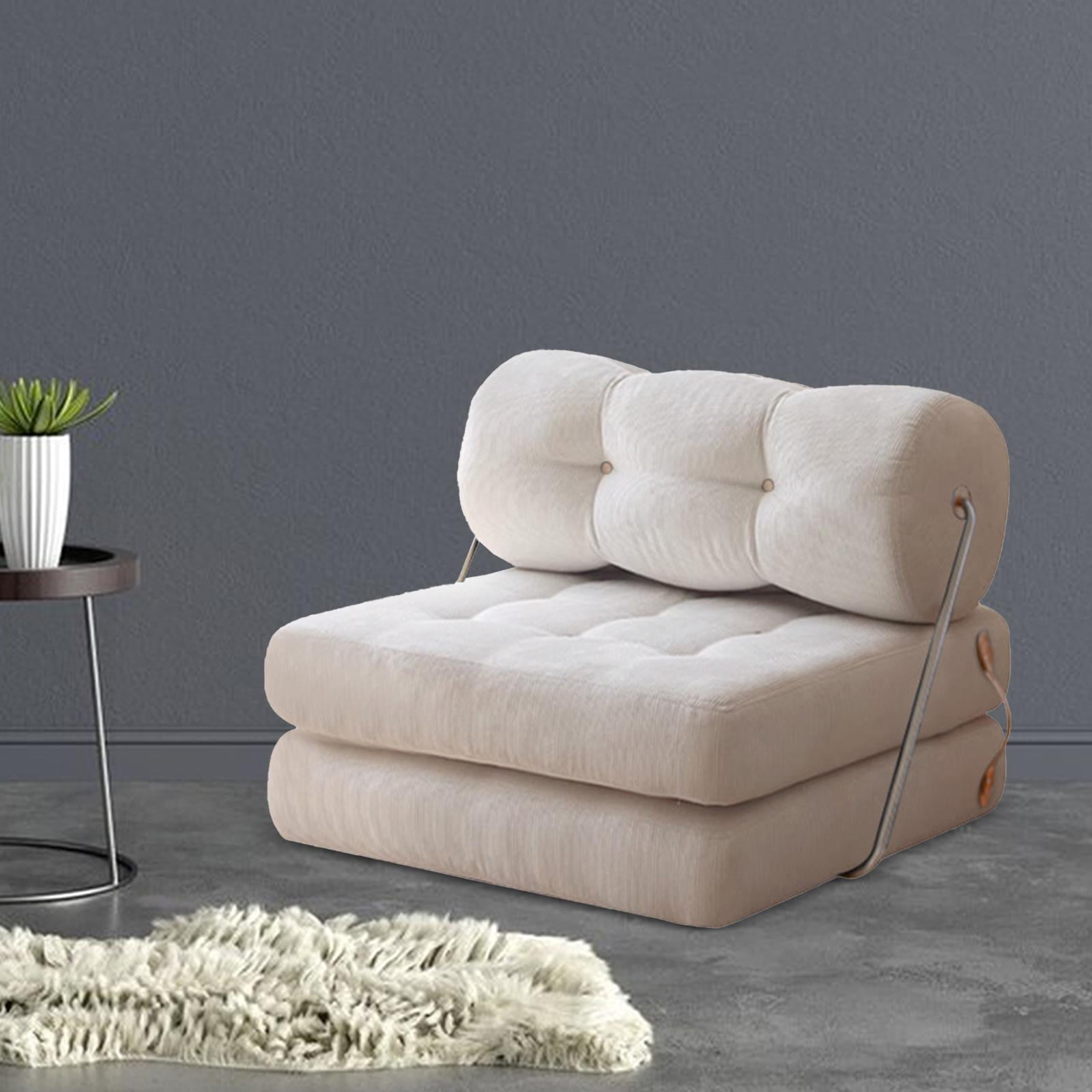 Sofá cama plegable, asiento individual multiusos para habitación de ...