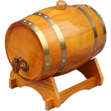 Wine Barrel 1.5L Oak Aging Bucket, Home Decor Barrel Bar Restaurant ...