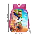 Anime Graphic Backpack - Large Capacity 3D Glowing Print Shoulder Bag ...