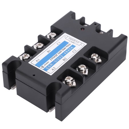 Domqga Solid State Relay,3 Phase Relay,3 Phase Solid State Relay SSR-3 ...