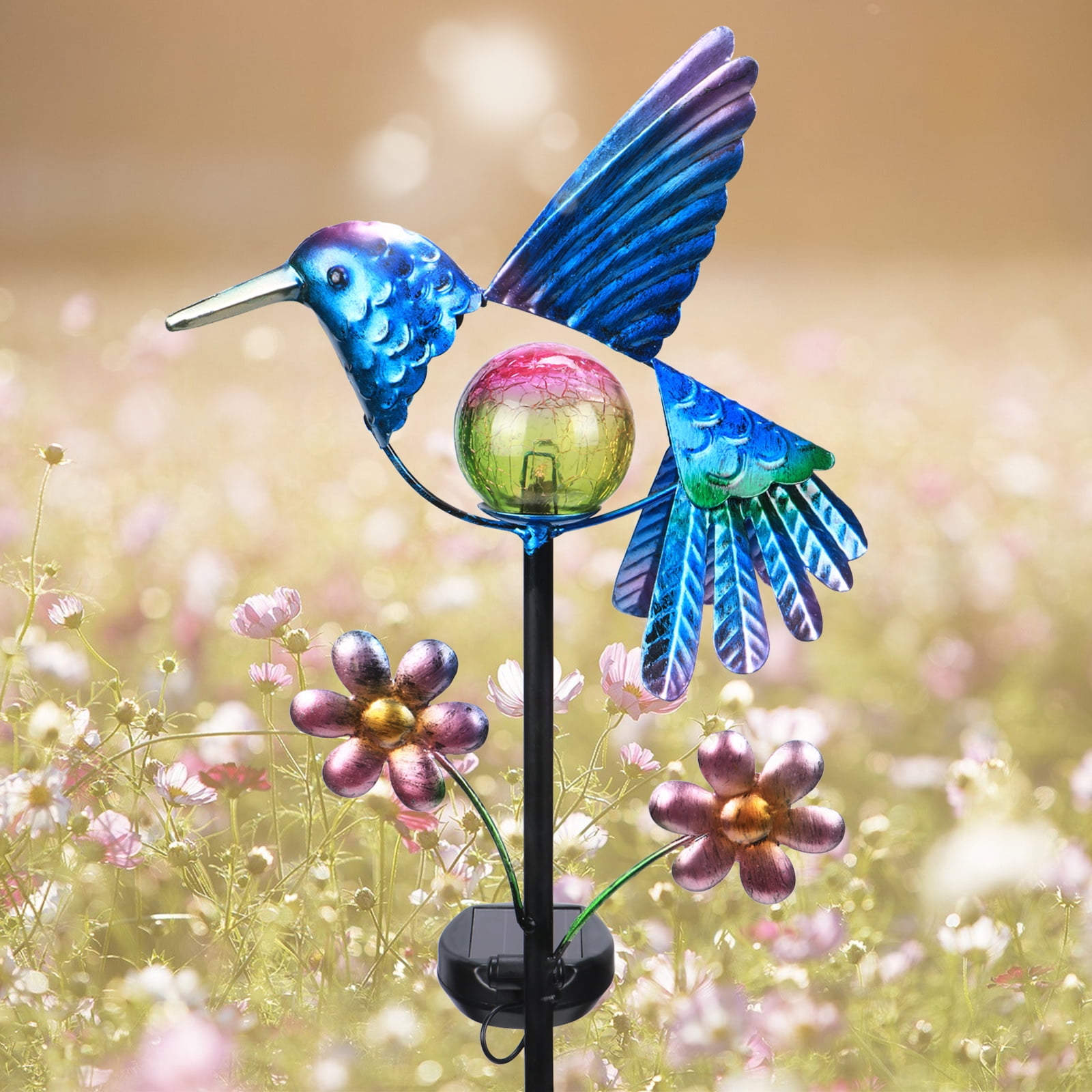 Garden Solar Lights with Stake - Outdoor Waterproof Decorative Solar ...