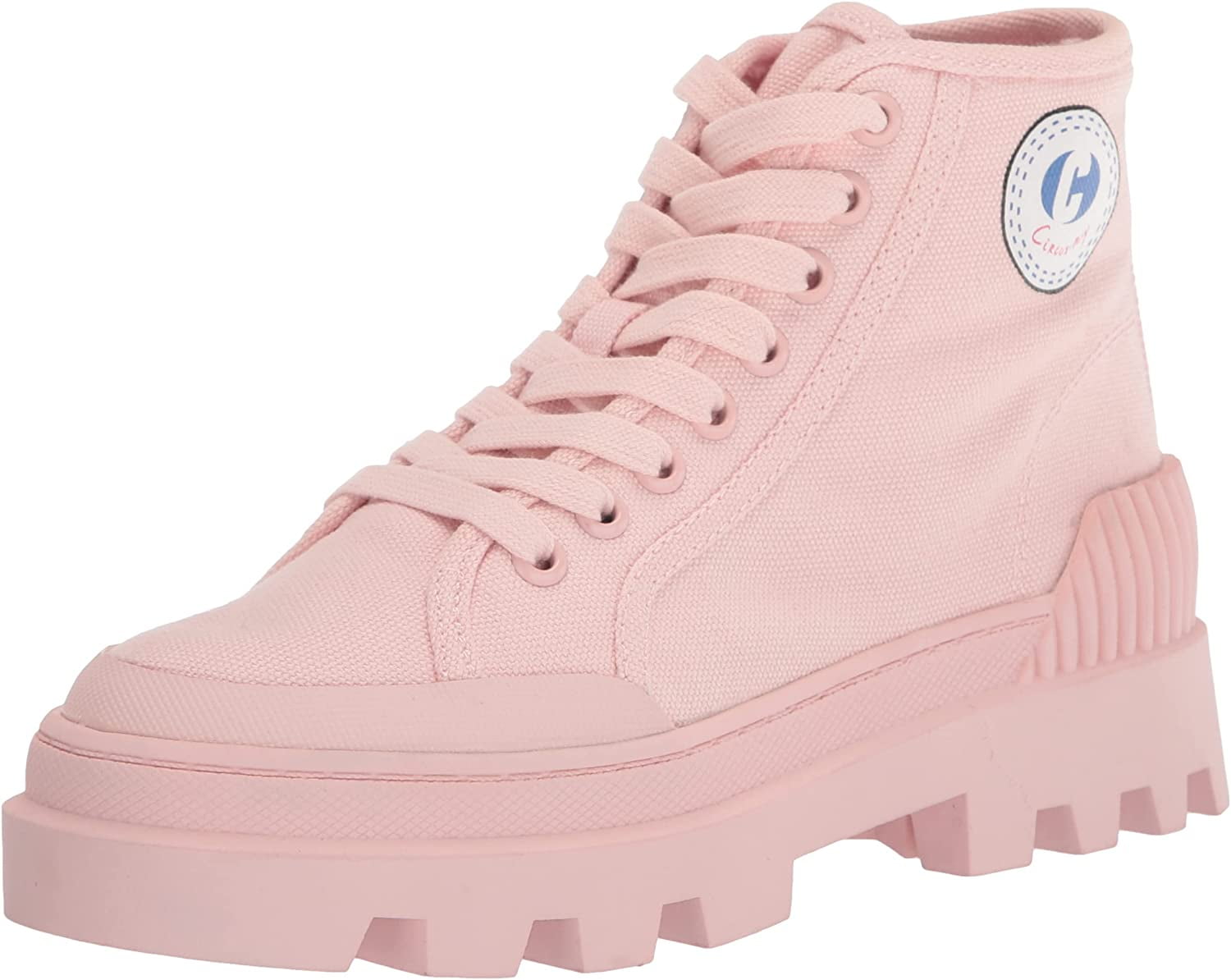 Circus by Sam Edelman Ivey Ballet Pink Lace Up High Top Padded Insole ...