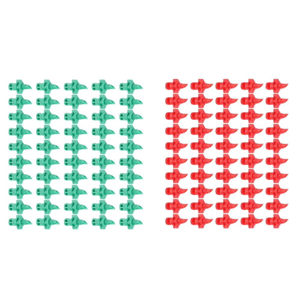 100pcs Y 360 degree Micro Ventilador Jet Hidropónico Aeroponic Misters ...