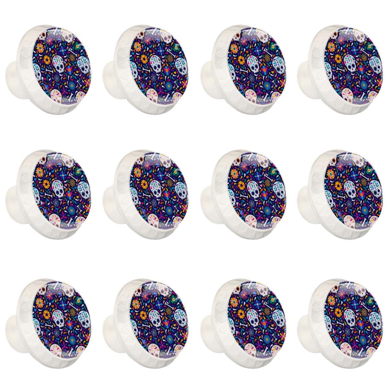 12 Pcs Skull Knobs for Kitchen Cabinet Cupboard Dresser Bookcase Drawer ...