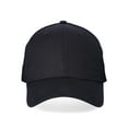 George Men's Cotton Twill Mesh Back Baseball Cap, Black/Black - Walmart.com