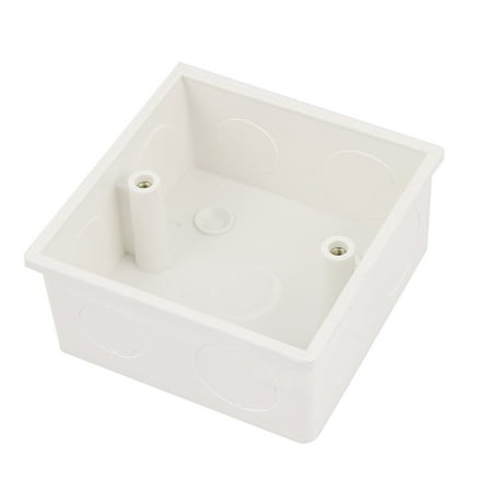 86mmx86mmx43mm Square Shape Wall Mounted Light Plastic Switch Junction ...