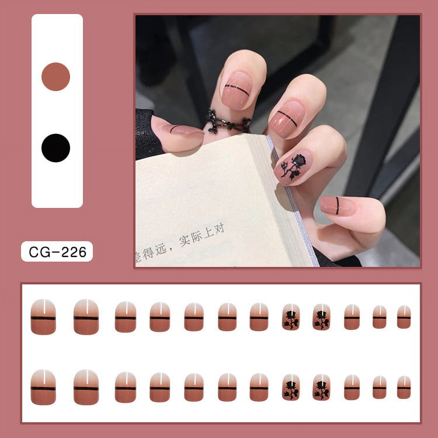 Click here for Dutchman False Nails With Full Cover  Reusable Glo... prices