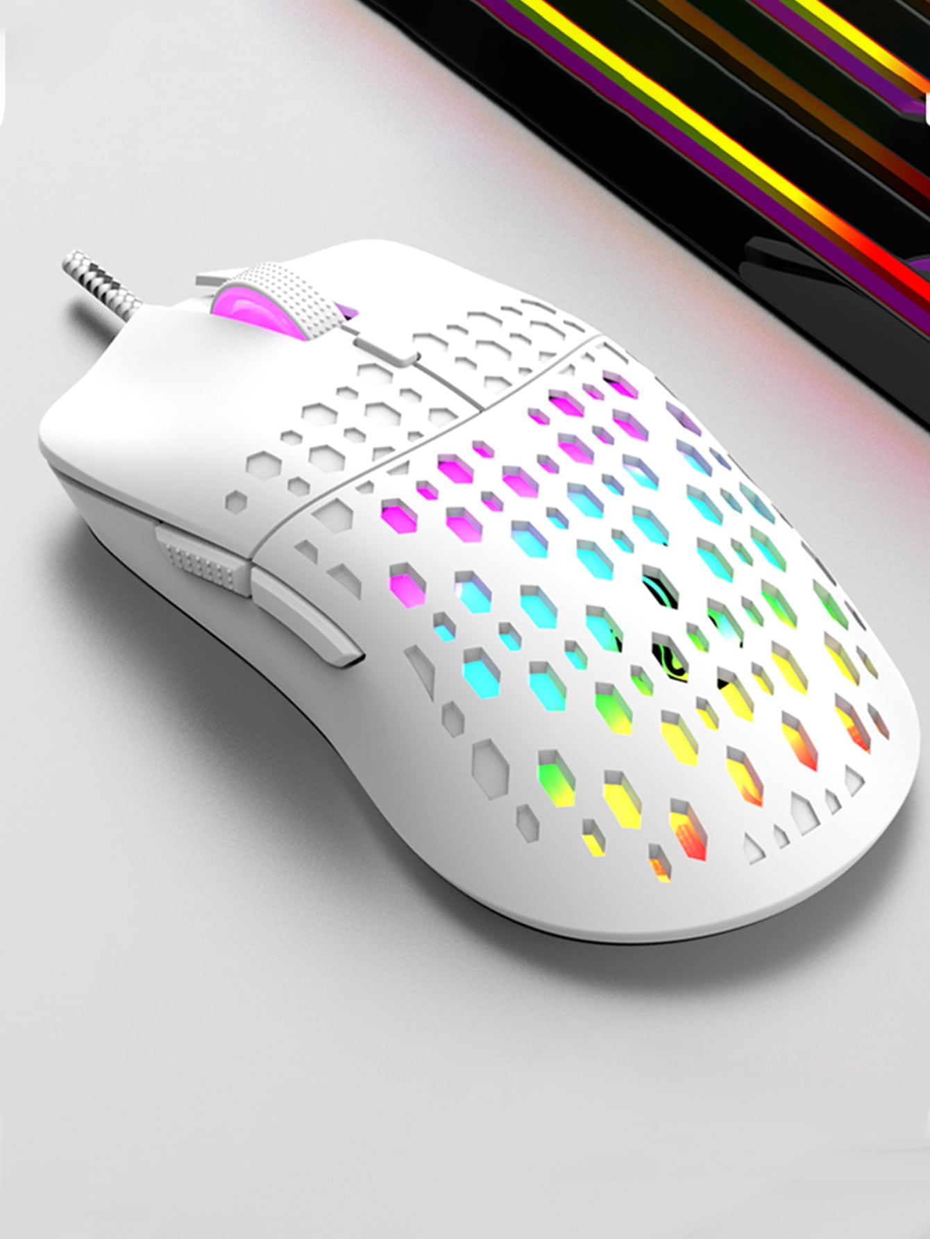 1pc Wired Glowing Gaming Mouse, Computer Mouse | Bodega Aurrera en línea