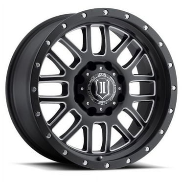 18x9 Icon Alloys Rebound HD Titanium Wheel 8x6.5 (12mm) Fits select ...
