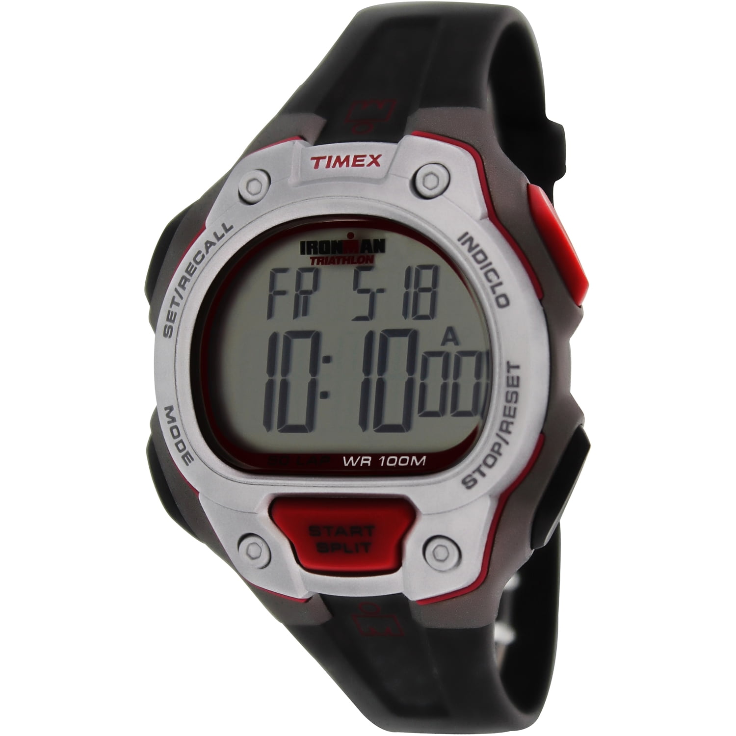 Timex - Men's Ironman T5K689 Digital Resin Quartz Sport Watch - Walmart ...