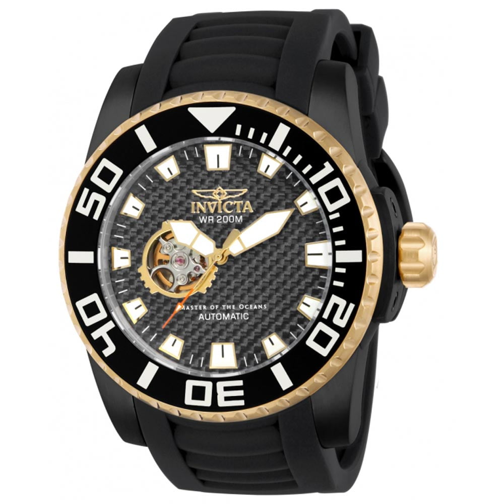 Invicta Men's Pro Diver 14685 Black Rubber Automatic Watch - Walmart.com