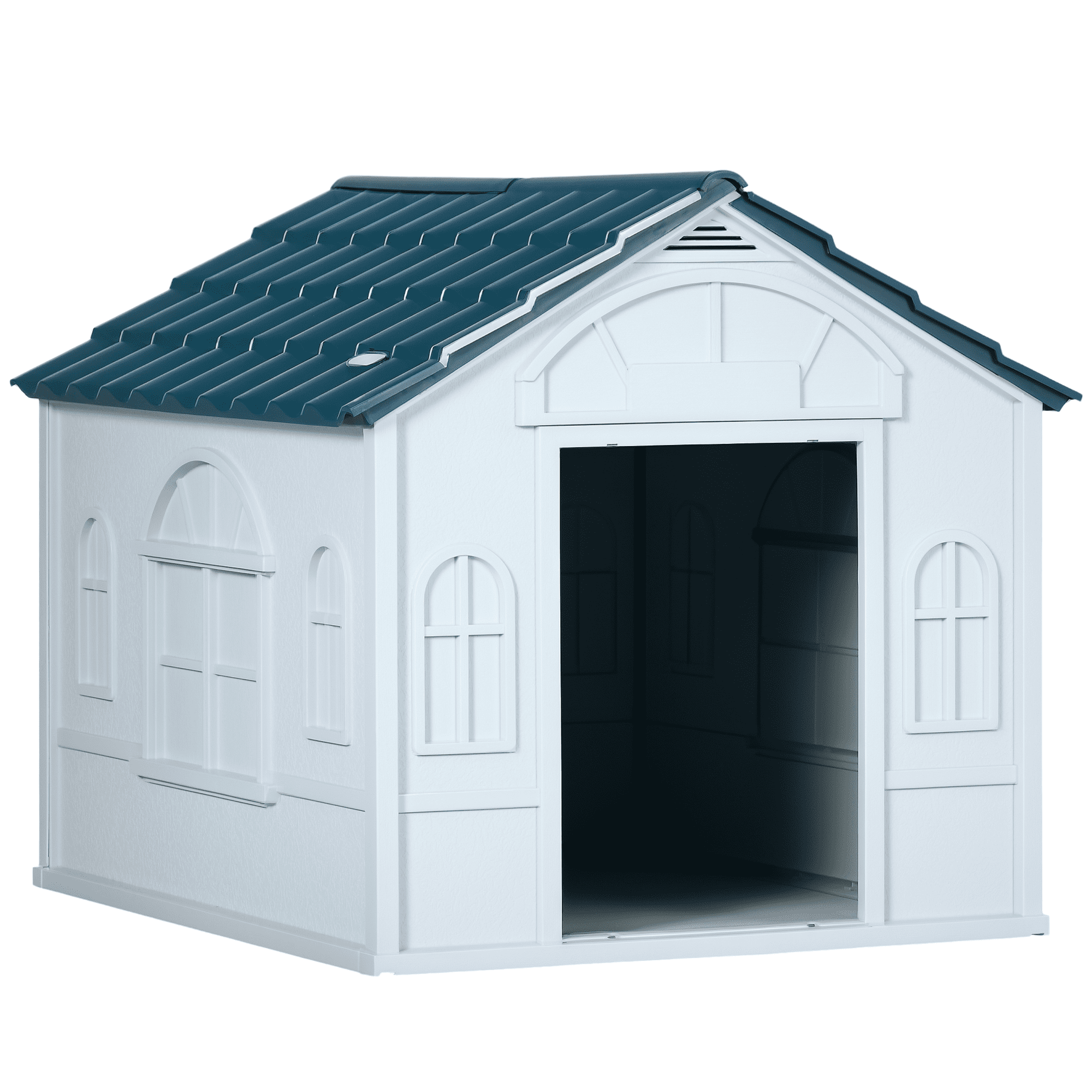 Click here for Pawhut 26 Plastic Dog House Outdoor  Waterproof Do... prices