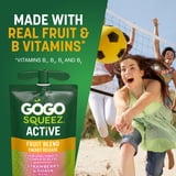 GoGo squeeZ Active Energy No Sugar Added Strawberry Guava Fruit Blend ...