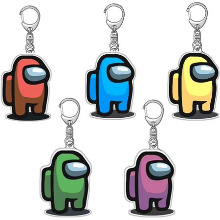 Among Us Keychains Acrylic Gaming Characters Crewmate Key Chains Gift ...