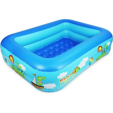 "Hyindoor Foldable Non-Inflatable Pool for Adults & Kids, Anti-Slip ...