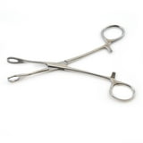 Pack of Two Piercing Forceps One septum forceps and One slotted metal ...