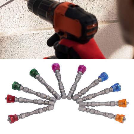 Spptty Electric Power Driver Bit,Color Magnetic Circle Bit,10Pcs ...
