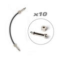 PYLE PSCBLKIT22 - Pro Audio Pedal Board Patch Cables, Universal D.I.Y ...