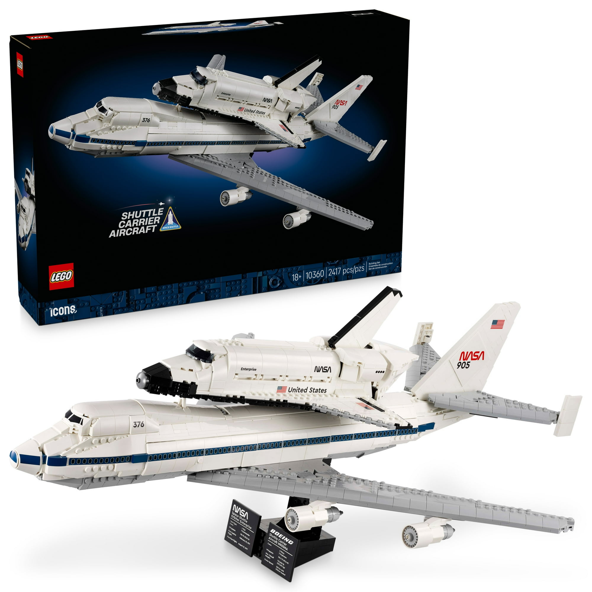 Click here for Lego Icons Shuttle Carrier Aircraft Building Set F... prices