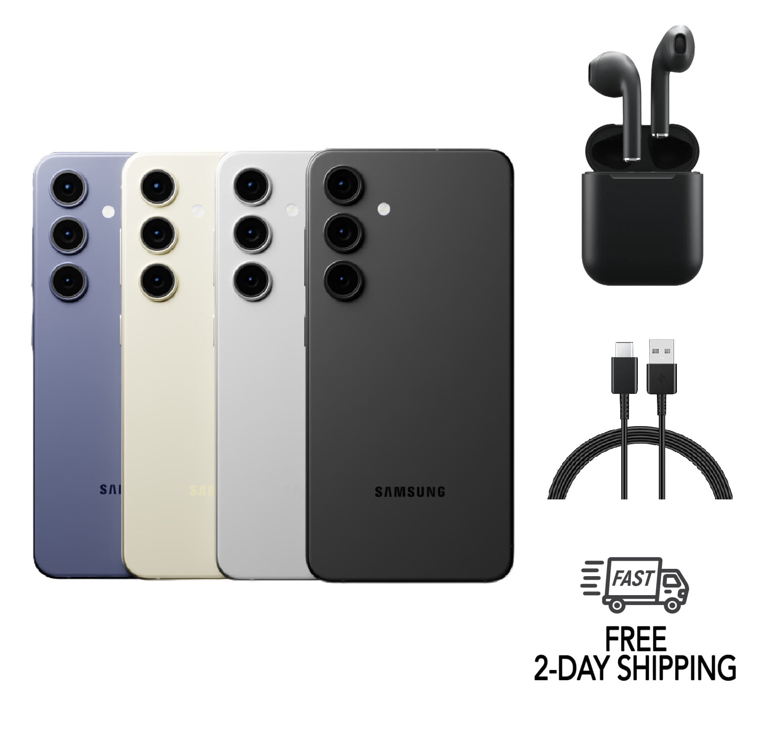 Pre-Owned Samsung Galaxy S24 5G S921U (Fully Unlocked) 128GB Amber ...