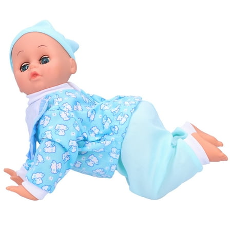 Electric Crawling Baby Doll, Battery Powered Multi-Functional Electric ...