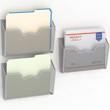 Universal Wall File, Add-on Pocket, Plastic, Black -UNV08122 - Walmart.com