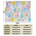 Cute Rubber Duck Bath Blanket Gift Throw Blanket Gift for Bubble ...