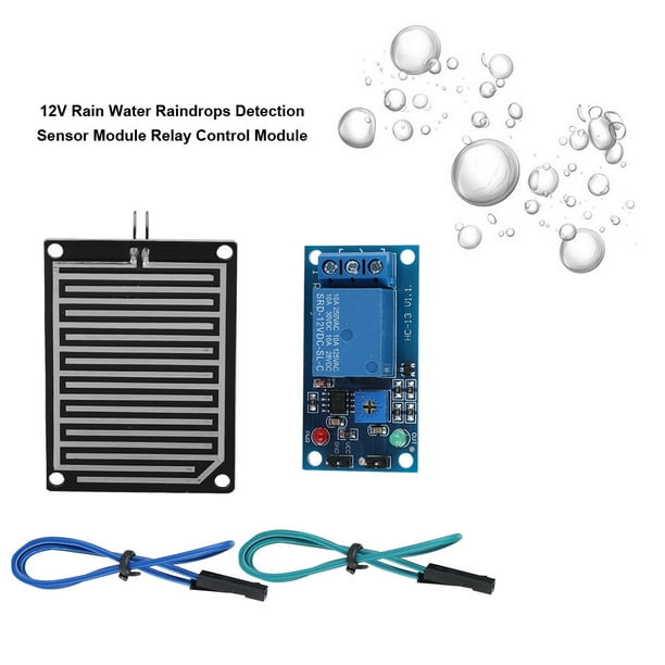 Rain Relay Control Module Water Raindrops Detection Module 12V Rain ...