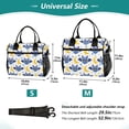ALAZA Magical Cartoon Bats Print Cooler Lunch Bag Insulated Reusable ...