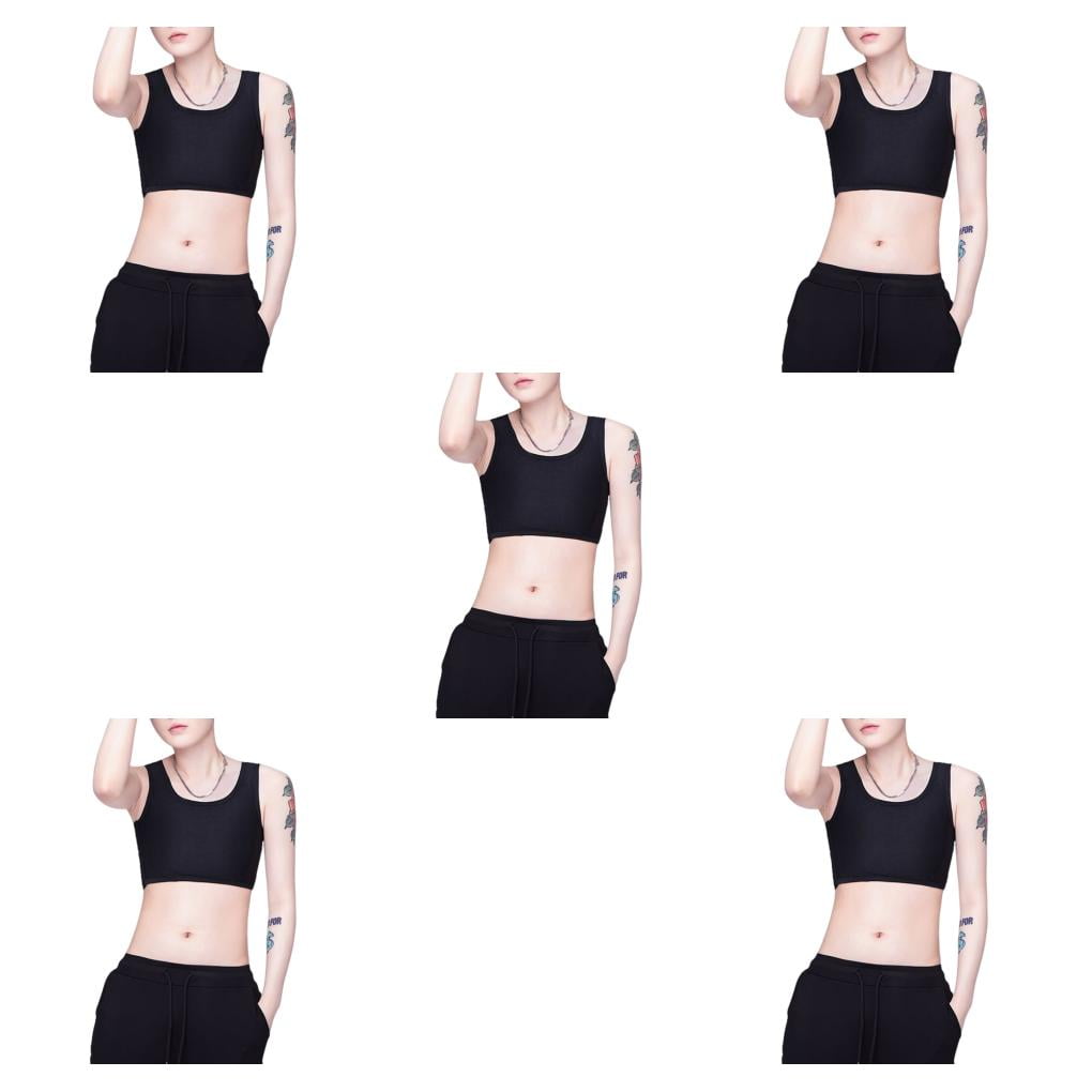 Camiseta Sin Mangas Minnieouse Tomboy Chaleco Camisa Pecho Binder Trans ...