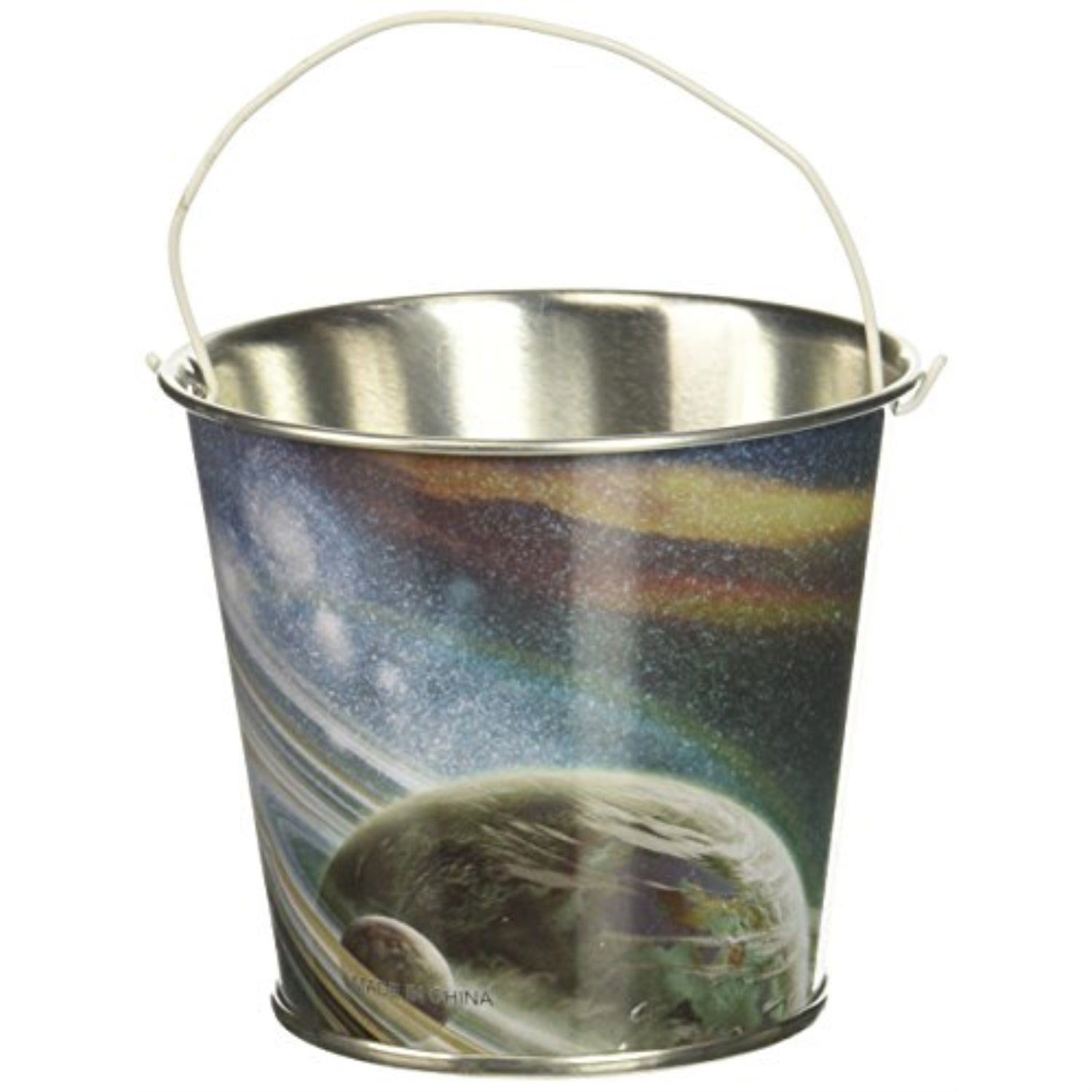 u.s. toy assorted outer space astronaut theme mini metal party buckets ...