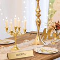 12Pcs 201 Stainless Steel Reserved Table Signs Tent Signs for ...