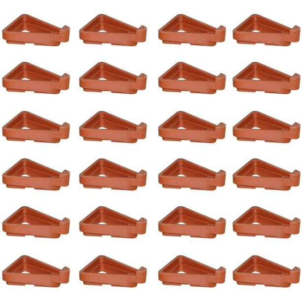 24 Pieces Flower Pot Feet, Triangle Flower Pot Rack, Planter Flower Pot ...