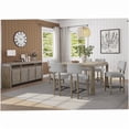 2-Piece Kitchen Island Stools with Cushion - Rustic Oak and Black Metal ...