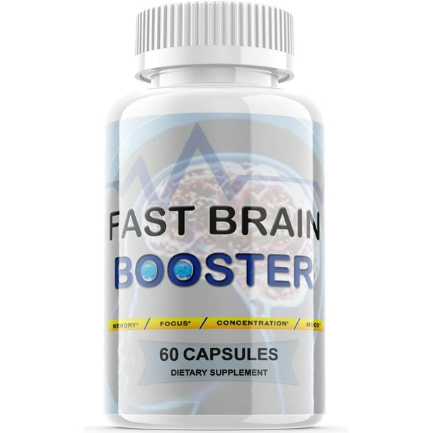 (1 Pack) Fast Brain Booster - Dietary Supplement for Focus, Memory ...