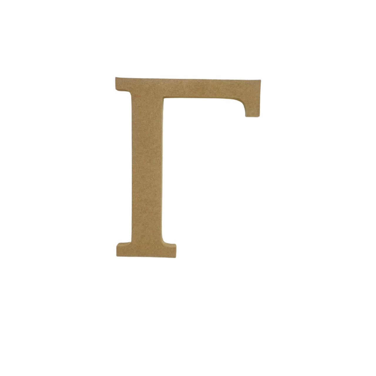 8" Wood Greek Letter Gamma Γ Unfinished, Fraternity and Sorority Greek ...