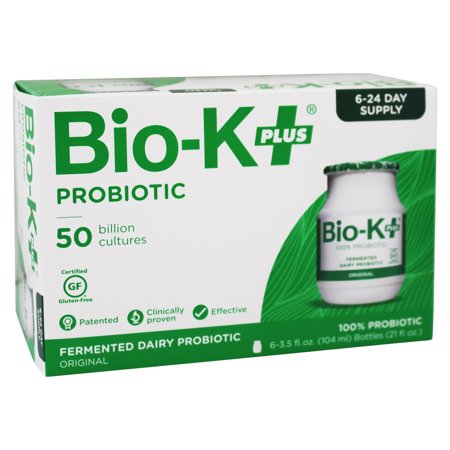 Bio-K - Plus Original Fermented Milk Probiotic 50 Billion Bacteria ...