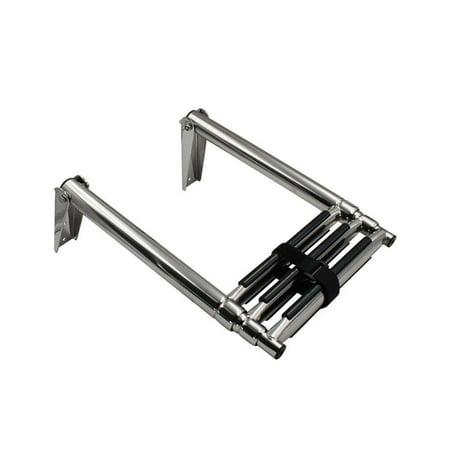 Ustyle Folding Staircase Non-slippery Stopper Telescoping Ladders Boat ...