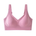 Avirosel Comfortable Women's Casual Solid Color Perspective Bras - High ...