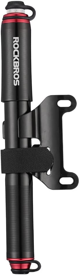 ROCKBROS Bike Pump Frame Mounted High Pressure 120 PSI Dual Pump ...