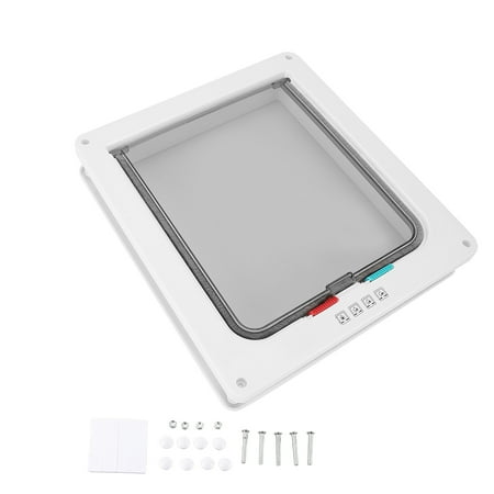 Controllable Portable Pet Lock Flap Door Cat Flap Door, Pet Flap Door ...