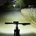 1400 Lumens Bike Lights, USB Charging Ultra Bright LED Night Riding ...