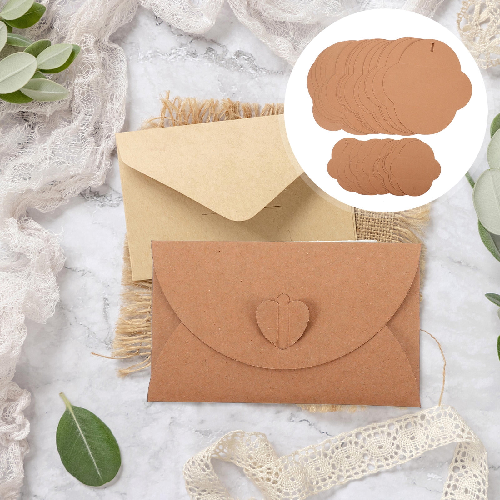 Click here for Ifanlandor 40pcs Rectangular Kraft Paper Envelopes... prices