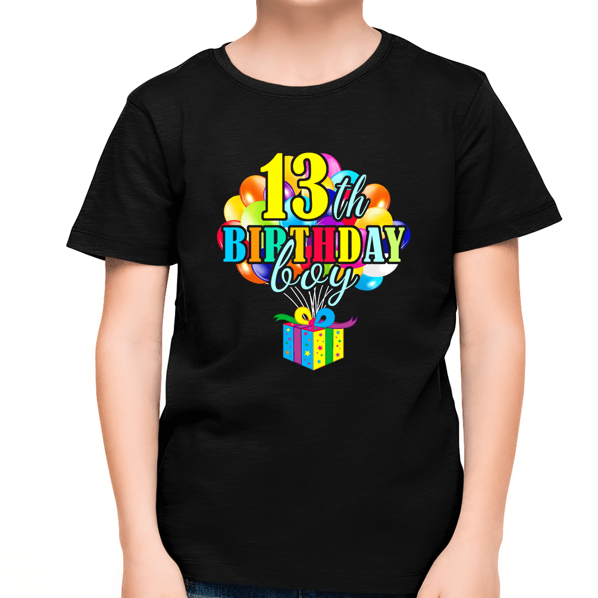 13th Birthday Boy Shirt 13 Year Old Boys Birthday Shirt Boy 13th ...