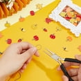 1 Set 60Pcs 12 Styles Autumn Alloy Enamel Pendants Maple Leaf & Acorn ...