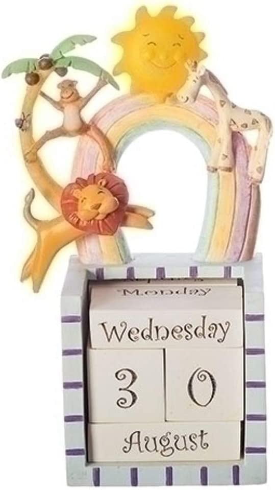 Roman 7.5"H Block Calendar God Created Everything - Walmart.com