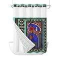 Archway Columns No Hook Shower Curtain with Snap in Liner, Ethic ...